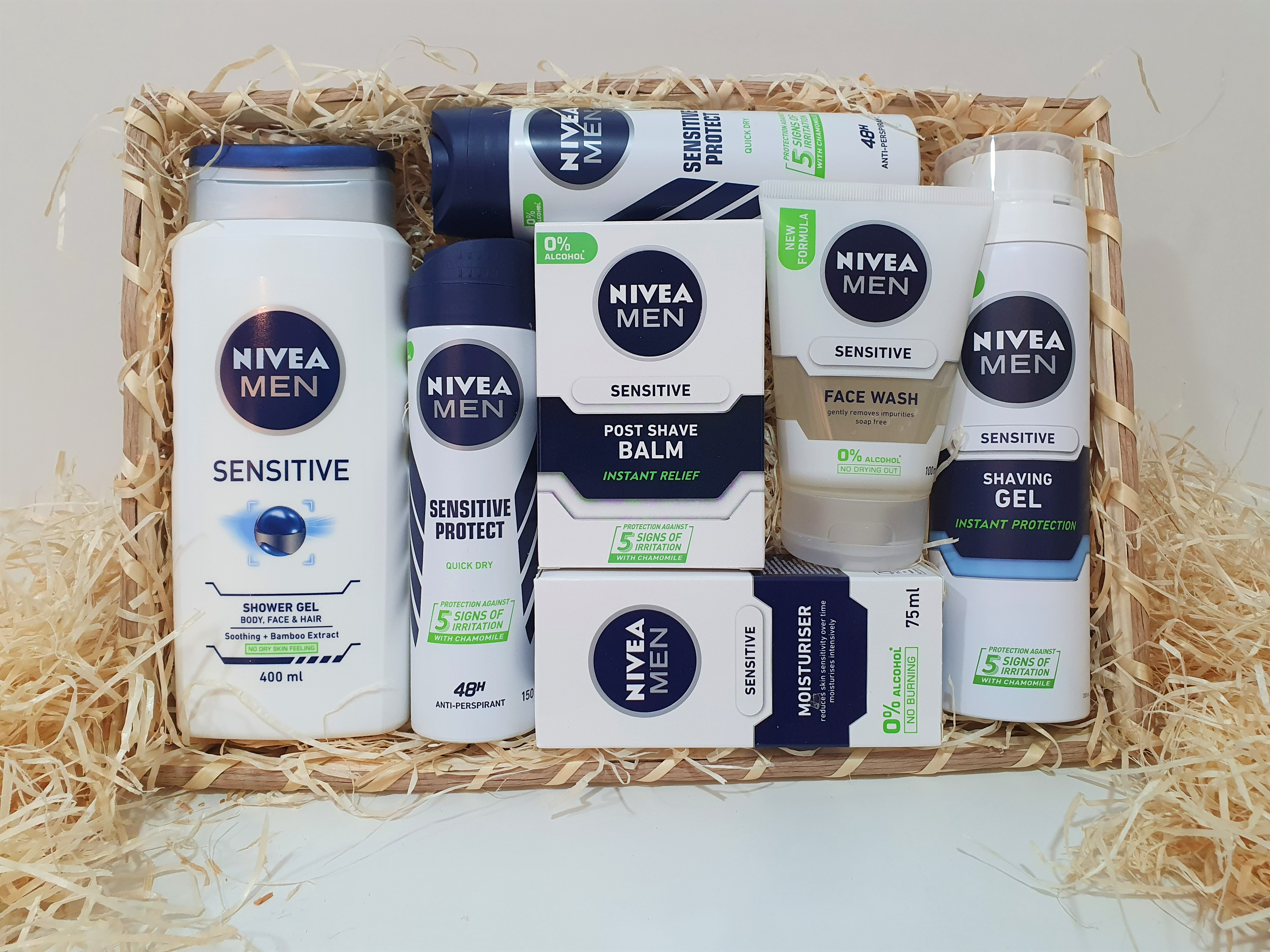 Nivea Men Sensitive Hamper - Hughes Pharmacy Portlaoise