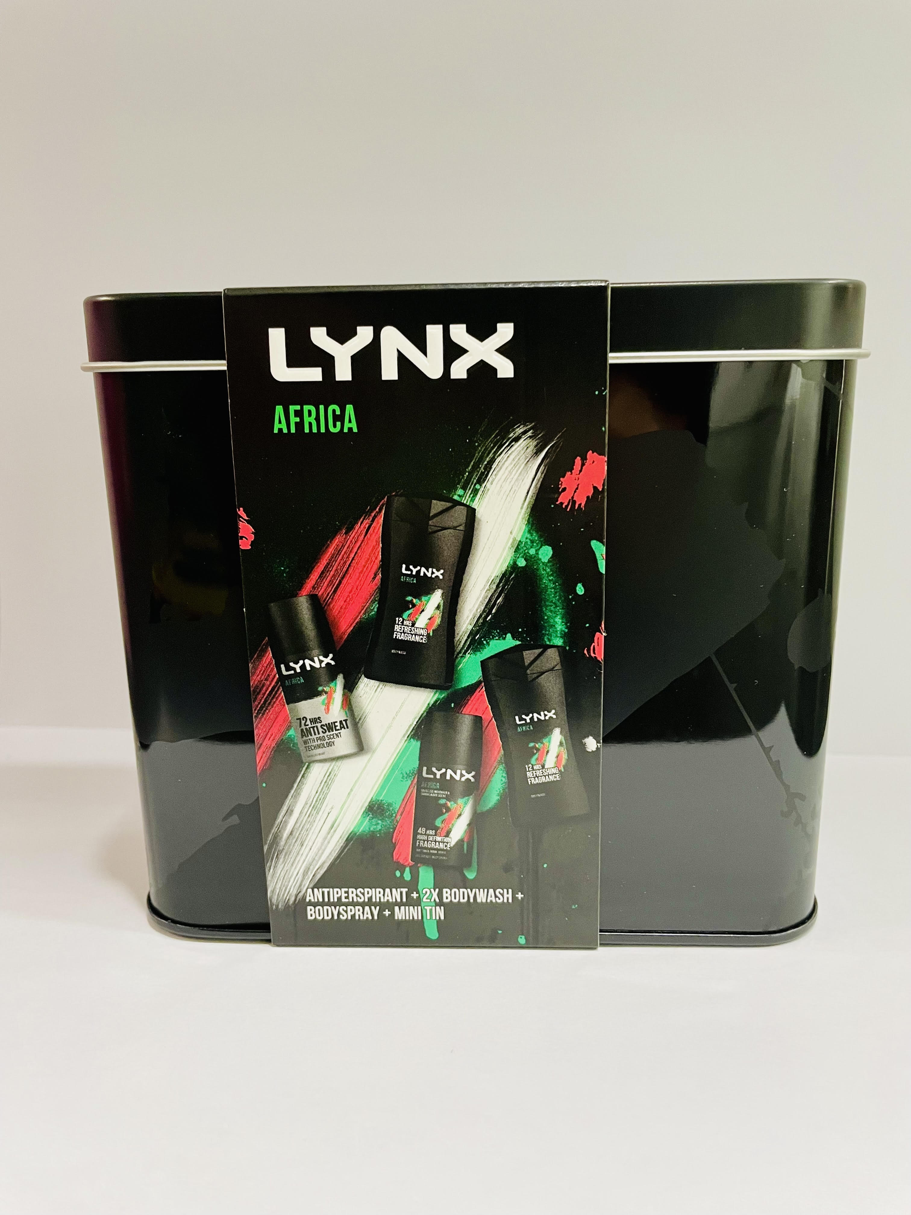 Lynx Africa Mini Tin Gift Set - Hughes Pharmacy Portlaoise