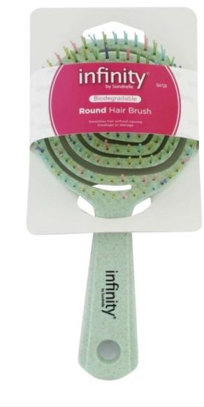 Infinity Biodegradable Round Hair Brush - Hughes Pharmacy Portlaoise