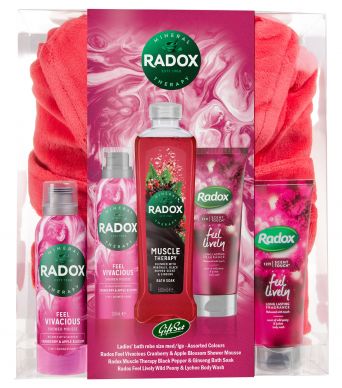 Radox Mineral Therapy Giftset Cherry Pink - Hughes Pharmacy Portlaoise